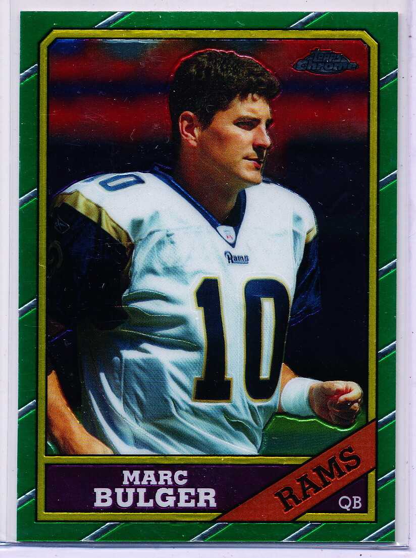 2005 TOPPS CHROME THROWBACKS #TB31 MARC BULGER - ST. LOUIS RAMS | eBay