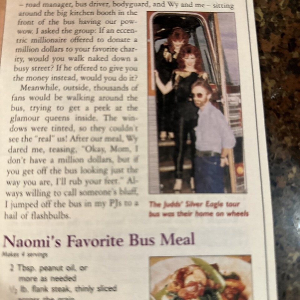 THE JUDDS WYNONNA NAOMI DEANA CARTER 1997 Weekly SIX PAGE Article & Photos | eBay