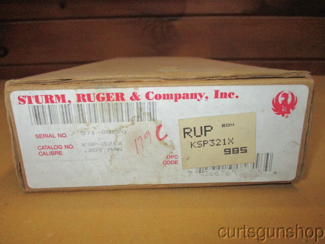 Sturm Ruger Model SP101 Double Action 357 Mag Revolver Box Only | eBay