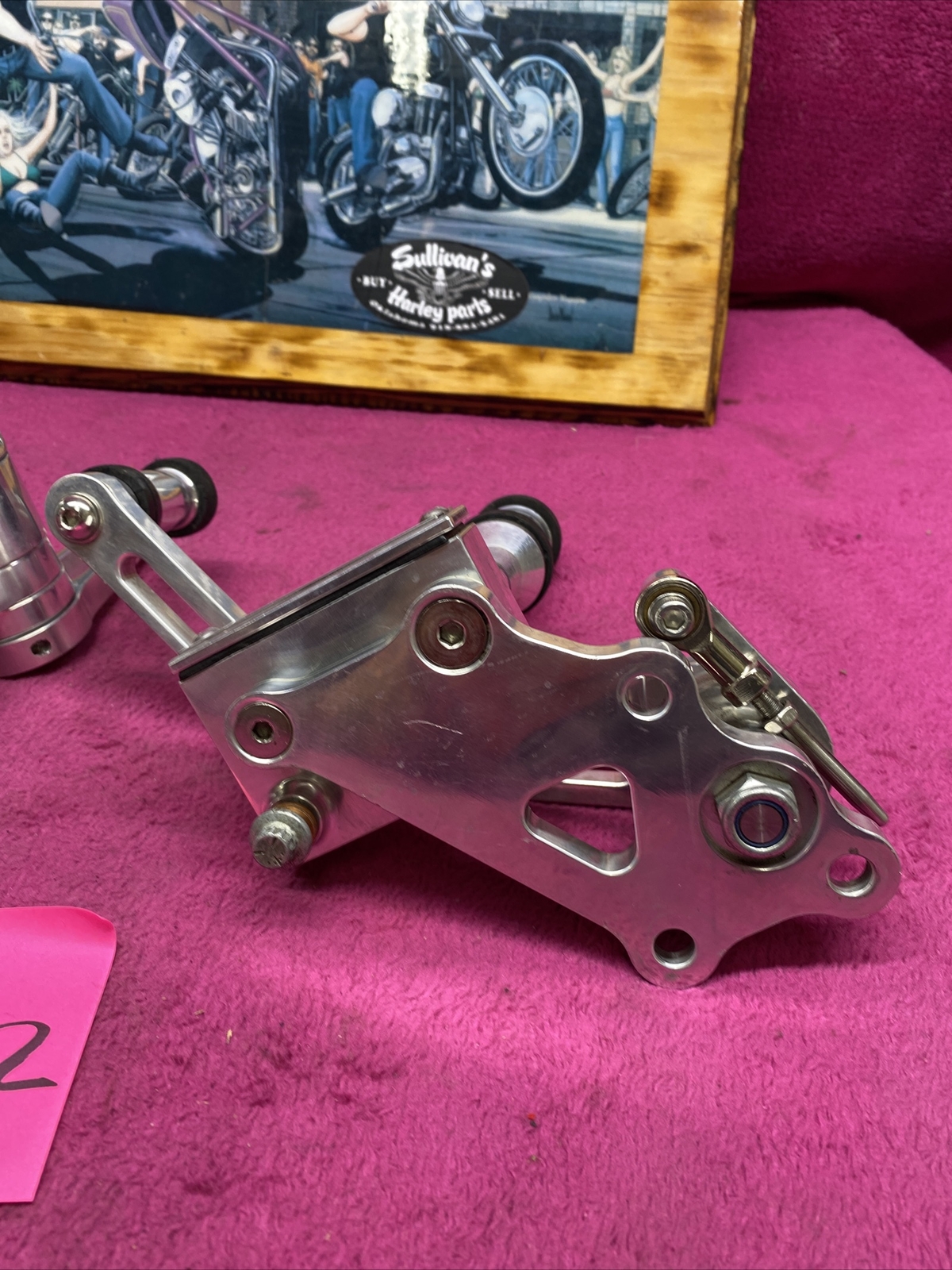 Harley Chopper Forward Control Parts Set Ness Kuryakyn Billet Brake ...