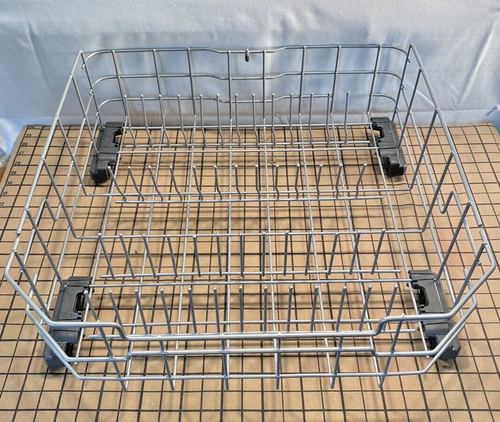 GE General Electric Dishwasher Lower Rack w/ Wheel Assembly WD28X26099 ...