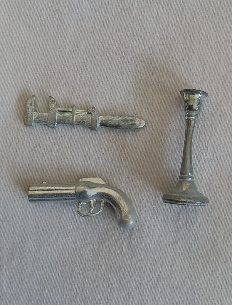 2002 Clue Game - 3 Replacements Weapon Tokens | eBay