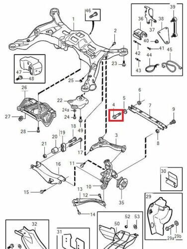 2x Volvo S60 V70 S80 XC70 Camber Alignment Correction Bush kits 986931 ...