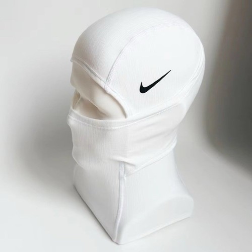 Nike Pro Therma-Fit Hyperwarm Hood Ski Mask White Balaclava Face Mask ...