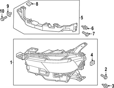 Genuine Mazda Composite Assembly VA41-51-030C | eBay