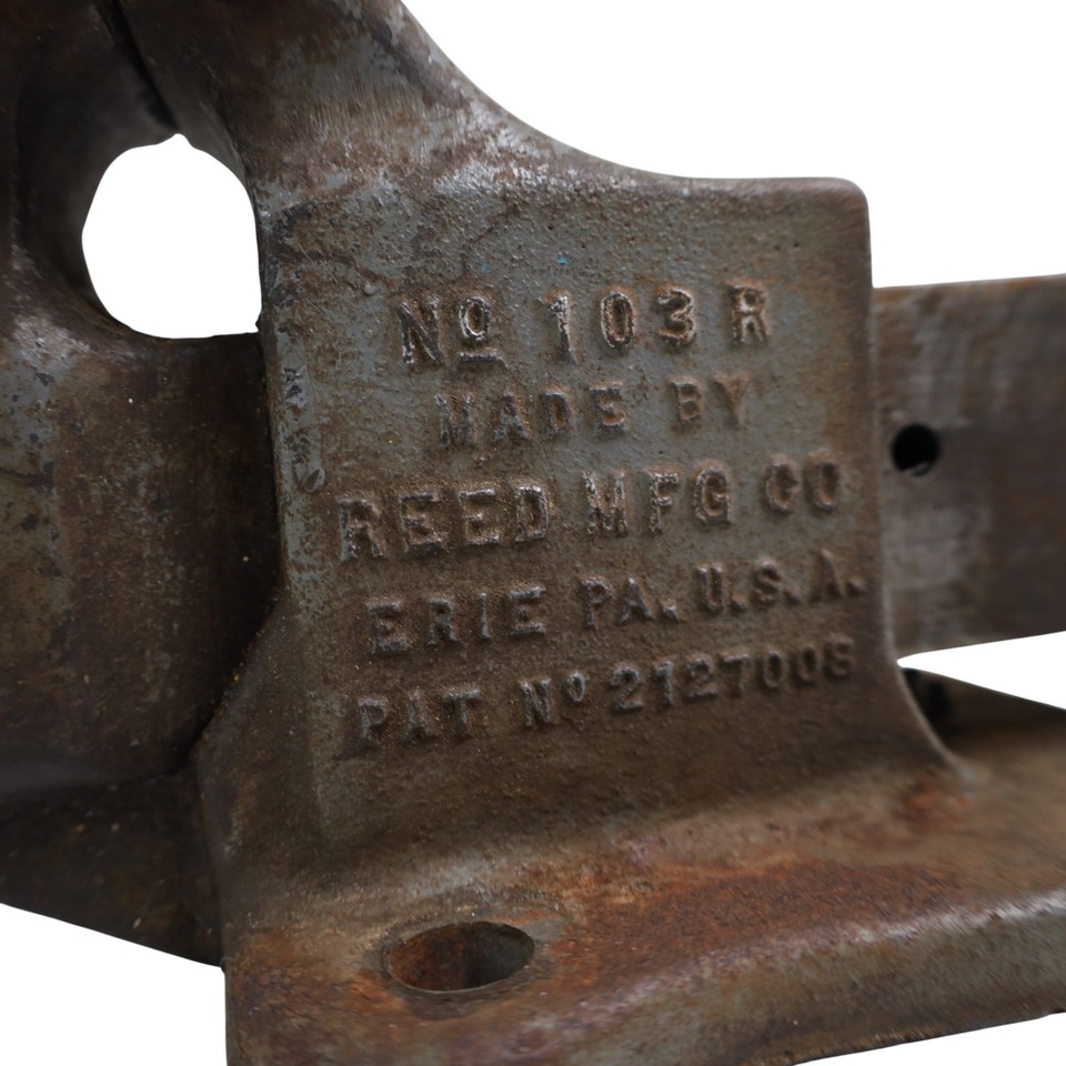 Vintage Reed MFG No.103R Machinist 3" Jaw Bench Vice | eBay