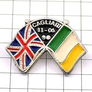 Italy Soccer World Cup Pin Badge UK Ireland France Limited Used Green ...