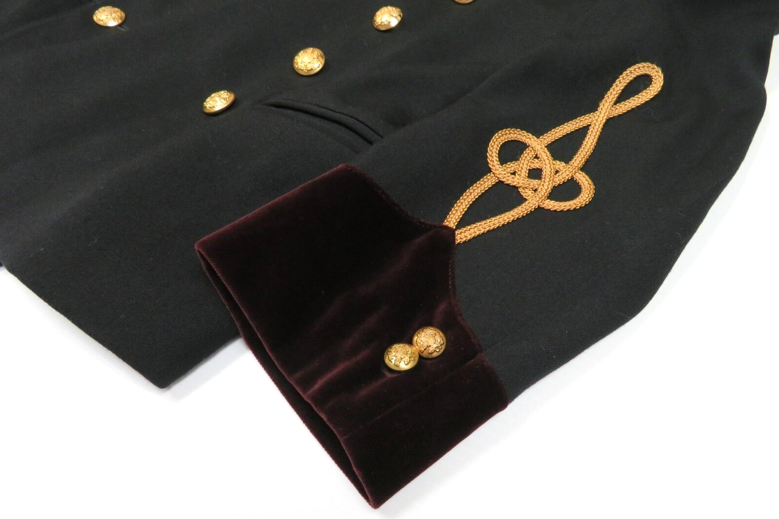 VTG Purple Label Ralph Lauren Wool Military Army Officer One Star Band ...