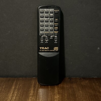 TEAC RC-505 REMOTE CONTROL PD-D1200 | PD-D1260 | PD-D1500 | PD-D2200 ...