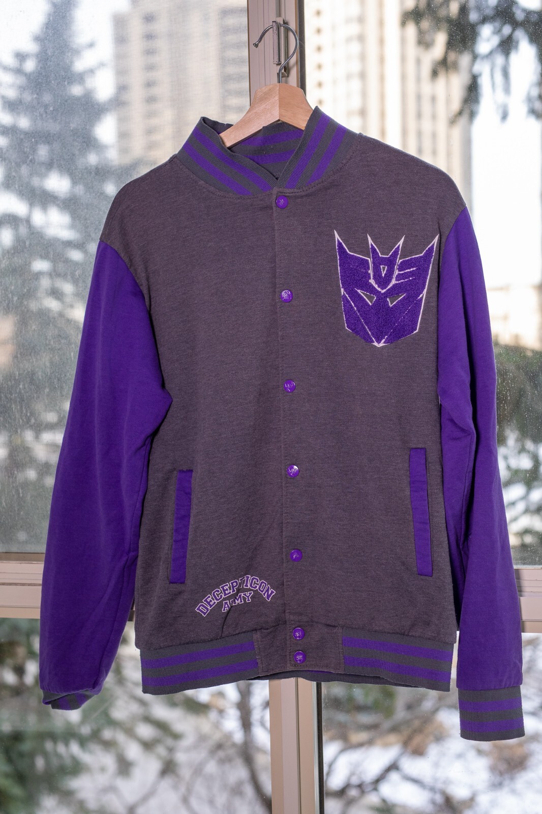 Transformers Decepticon Army Varsity Sweater - Men's S - Gem