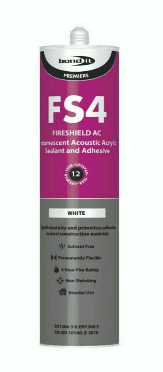FS4 Fire Shield Ac In Tumescent Sealant Adhesive Non-Shrinking Flexible ...