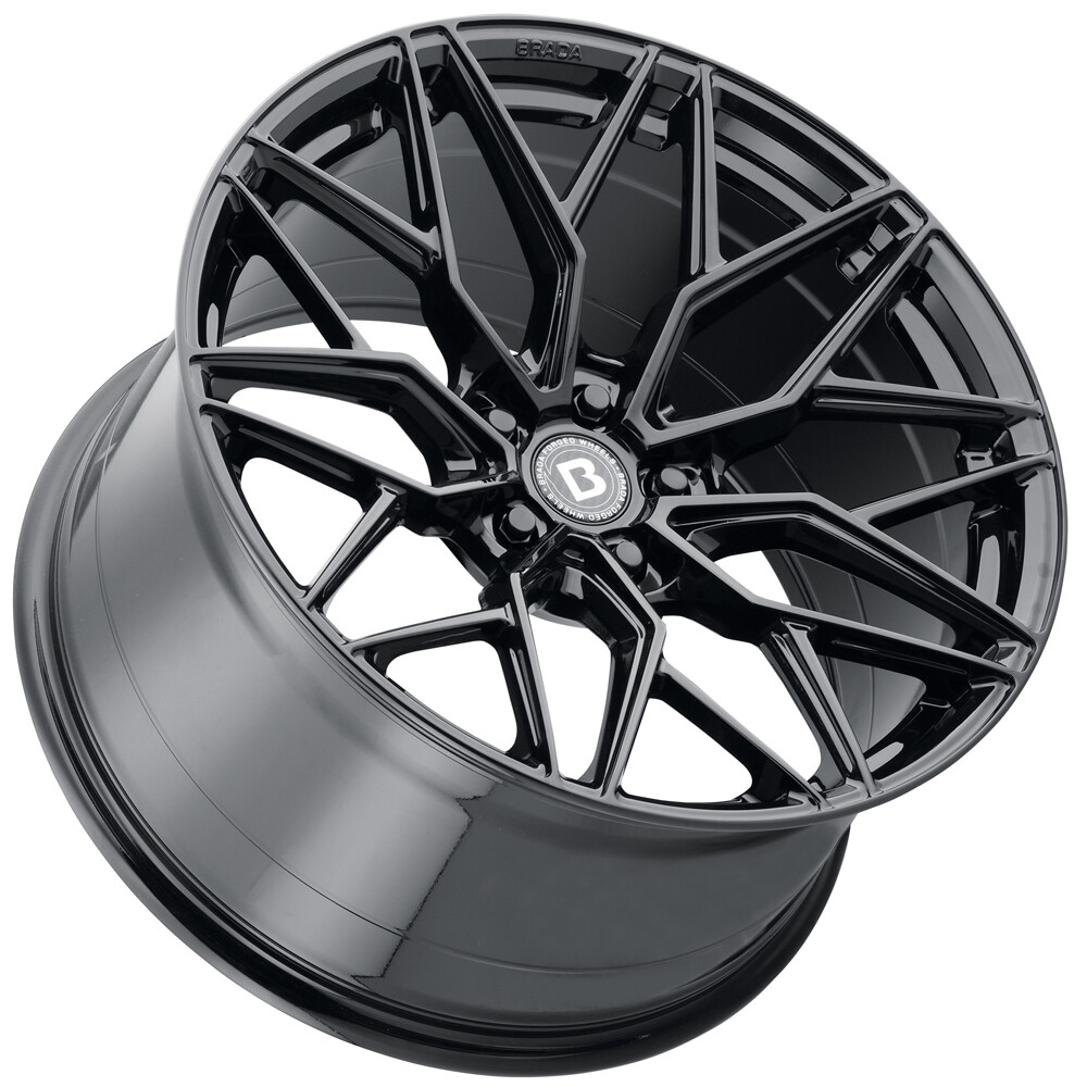 20" Brada CX3 20x10 Black Forged Concave Wheels Rims Fits Audi B8 A5 S5 ...