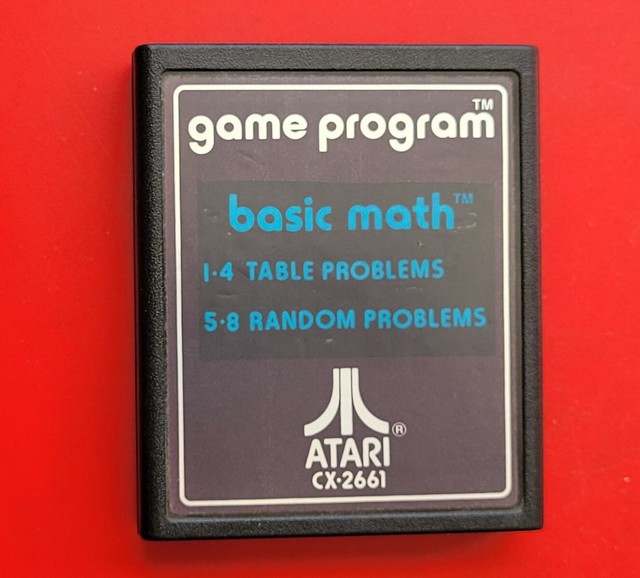 Basic Math (Atari 2600, 1977) for sale online | eBay