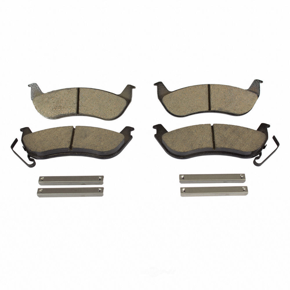 Disc Brake Pad Set-Pads - Standard Premium - Integrally Molded Organic ...