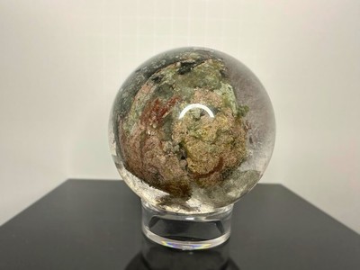 Large 3" Phantom / Garden Quartz Sphere 1.5lbs - Crystal Ball for ...