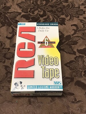 RCA 6 Hours Video Tape VHS T-120H Sealed | eBay