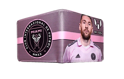 New Messi #10 Boys Girls Children Teen-ages Faux Leather Bifold Slim ...