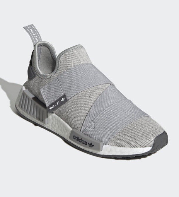 ADIDAS WOMEN NMD_R1 W Strap Grey White Original GW9470 SIZE 8* | eBay