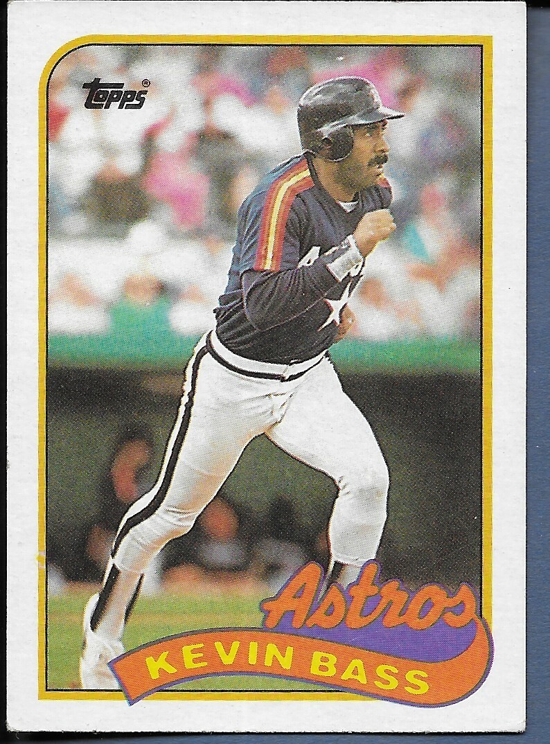 Kevin Bass Houston Astros 1989 Topps Baseball Card 646 | eBay