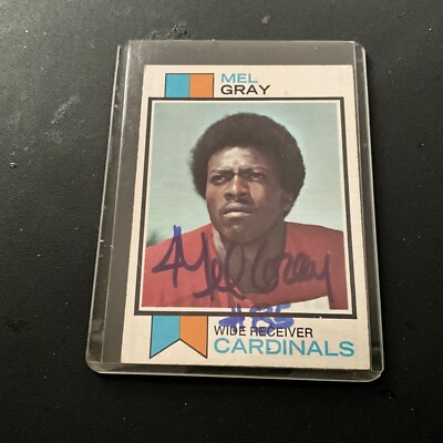Autographed 1973 Topps MEL GRAY Rookie #B-1 | eBay