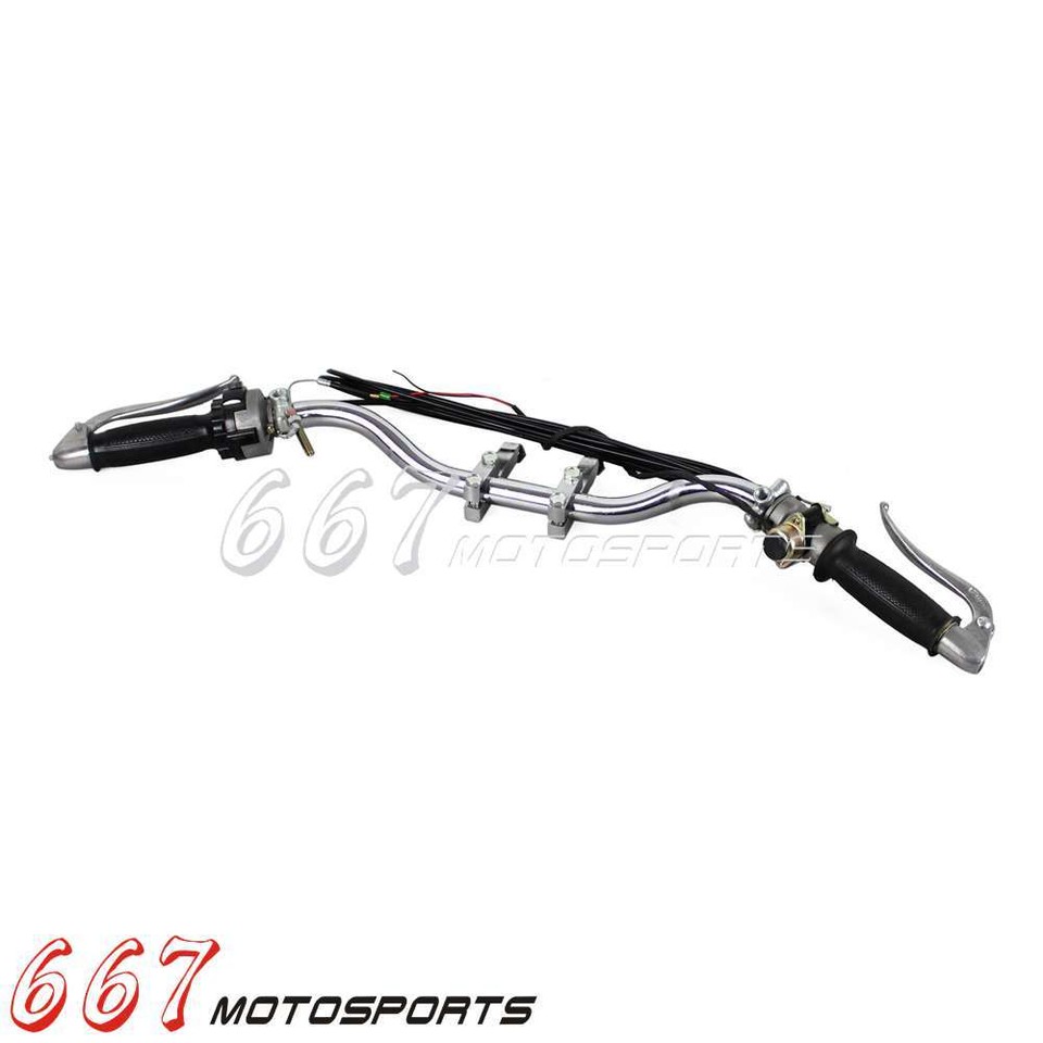 For BMW R1 R71 M72 Ural M72 Motorcycle Handlebar With Grip Lever Cable ...