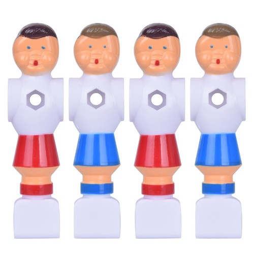 4Pcs Rod Foosball Soccer Table Football Men Player Parts(Red+Blue ...