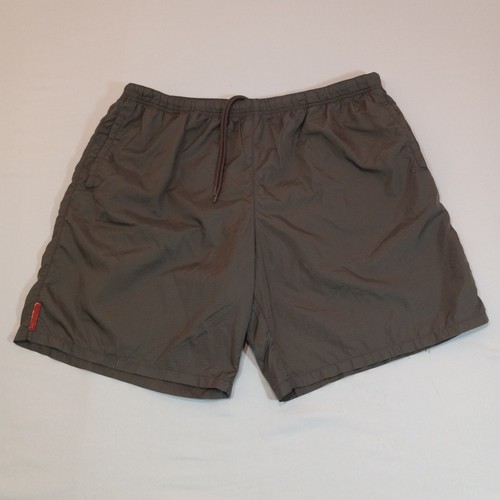 PRADA Linea Rossa Swim Trunks Mens 54 US Large Military Green Bathing ...