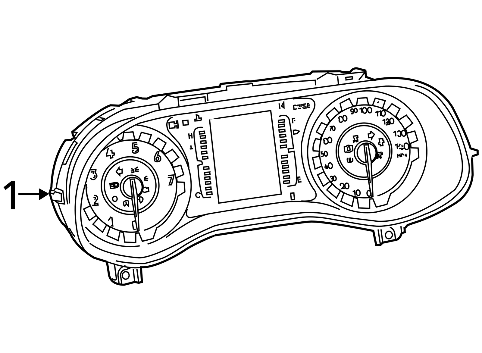 2015 Chrysler 200 Speedometer Speedo Cluster OEM - LKQ395174660 | eBay