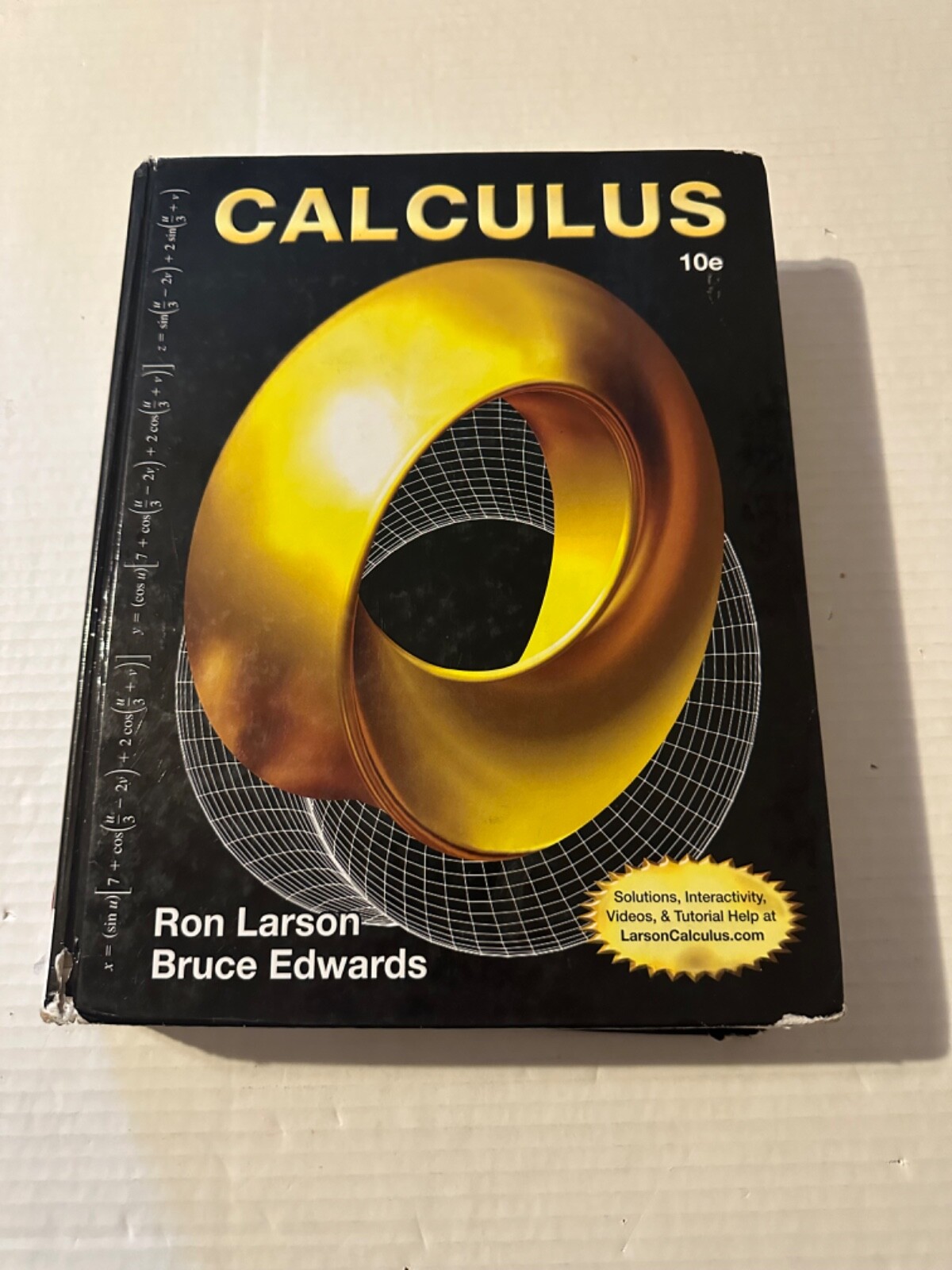 CALCULUS HARDBACK BOOK -10 EDITION BY RON LARSON & BRUCE EDWARDS ...