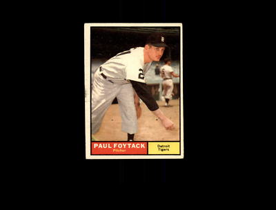 1961 Topps 171 Paul Foytack EX #D735293 | eBay