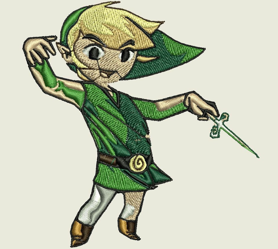 Legend of Zelda Machine Embroidery Designs (15) - CD/USB/Floppy - 11 ...