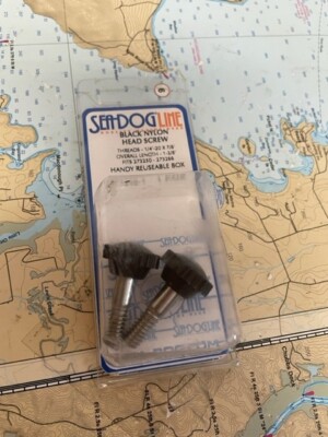 Seadog Line #273298-1 Black Nylon Head Screw 1/4-20X7/8" | eBay