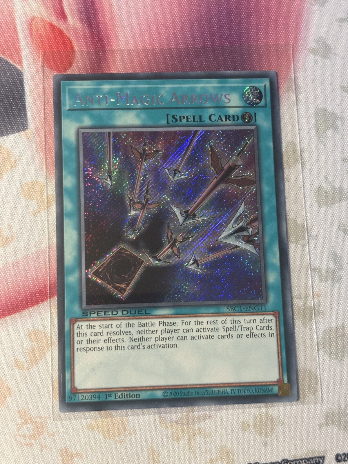 Yu-Gi-Oh TCG Anti-Magic Arrows - SBC1-ENG11 - 1st Ed Secret Rare | eBay