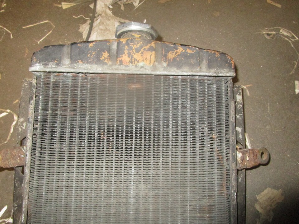 MG TD Radiator Original with Brackets Chrome Filler Cap Rare 1949-1953 ...