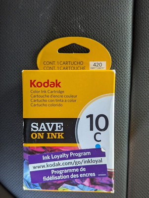 SEALED GENUINE KODAK 10C TRI-COLOR OEM INK PRINTER CARTRIDGE | eBay