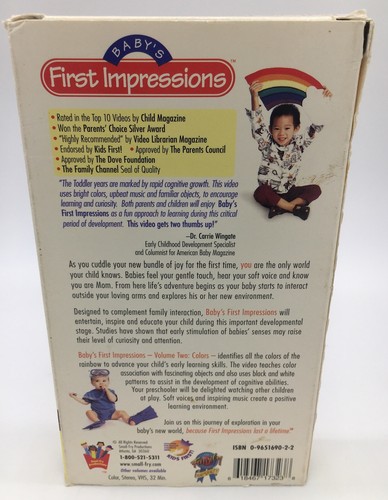 Baby’s First Impressions - VHS - Volume 2 Colors Educational Video | eBay