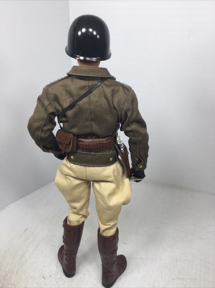 1/6 DRAGON WW2 US 4 STAR GENERAL GEORGE S. PATTON JR 3RD ARMY + COLT ...