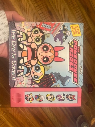 The Powerpuff Girls Cartoon Network The Day Is saved Flip Flap Book ...