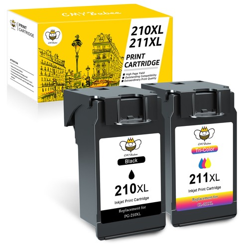 2x Ink compatible for Canon PG-210XL CL-211XL PIXMA iP2700 2702 MP230 ...