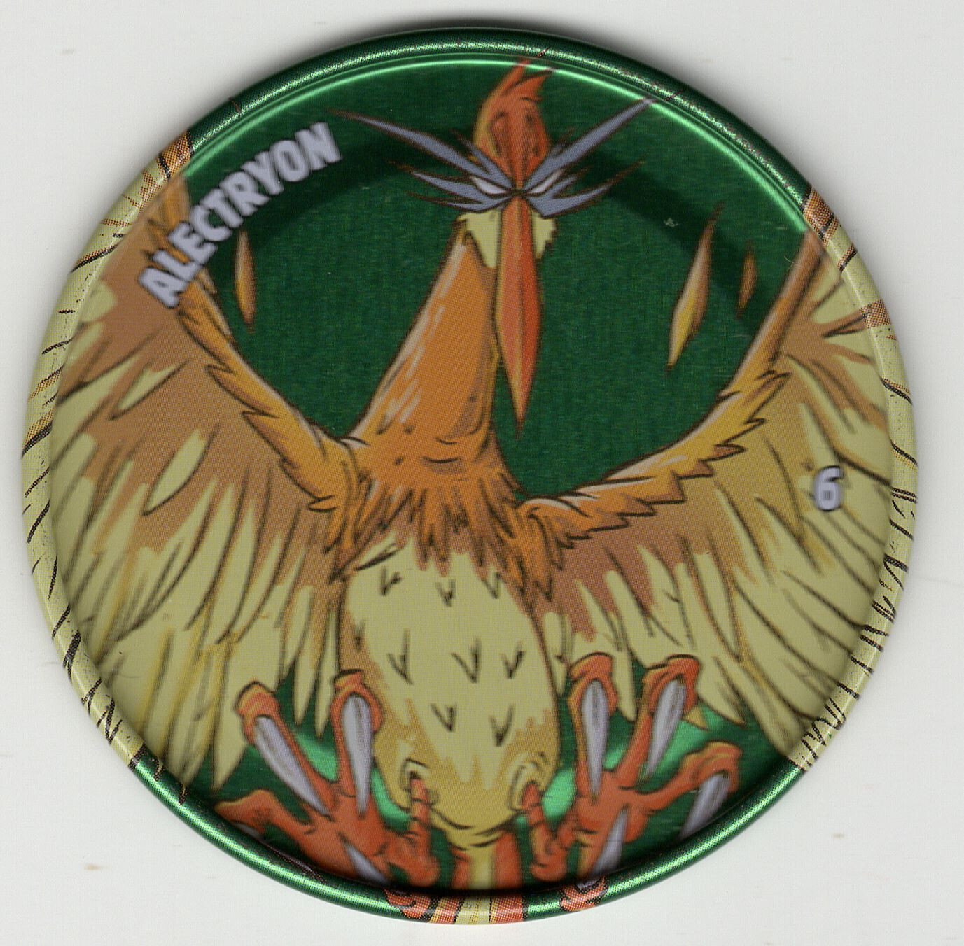 CHIPICAO HERCULES SERIES METAL POG TAZOS No. 6 ALECTRYON FROM GREECE | eBay