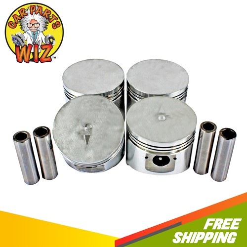 Piston Set STD Size FITS 81-84 Chrysler Dodge Plymouth Mitsubishi 2.6L ...