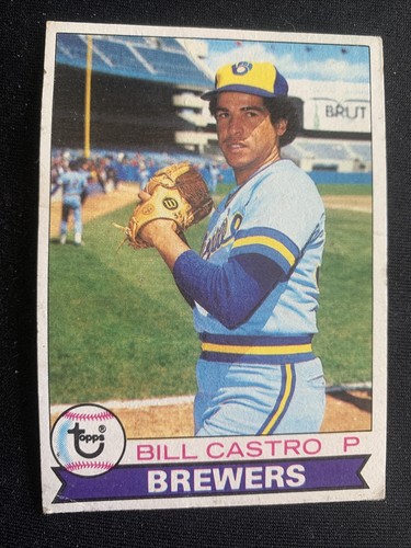 1979 Topps Baseball Card #133.Bill Castro Milwaukee Brewers Ex Free ...