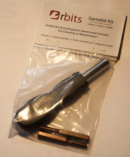 Gamebit Screwdriver set RBITS - one 3.8mm Gamebit, one 4.5mm Gamebit ...