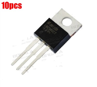 10Pcs LM2940CT-5.0 LM2940 Low Dropout Linear Voltage Regulator 5V 1A TO ...