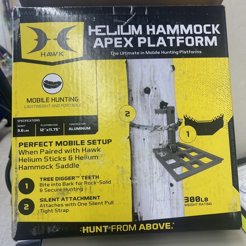 Hawk Helium Hammock Apex Full Platform New/Open Box | eBay