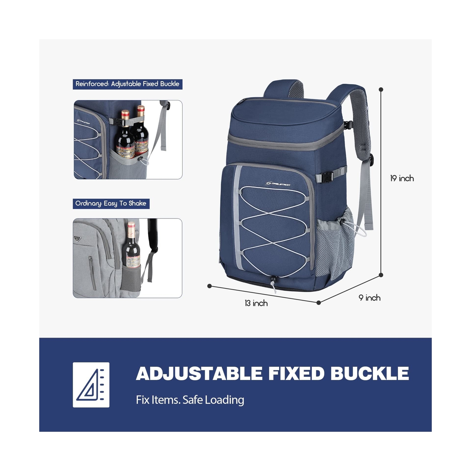 Maelstrom Cooler Backpack,35 Can Backpack Cooler Leakproof,Insulated ...