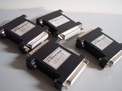 4pk Lot of Null Modem Adapters - standard full and no handshake DB25 ...