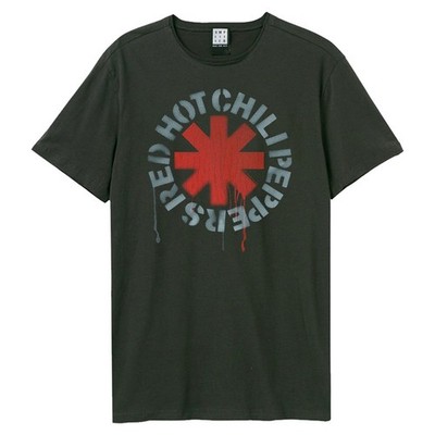 Amplified Unisex Adult Red Hot Chili Peppers Logo T-Shirt GD1643 | eBay UK