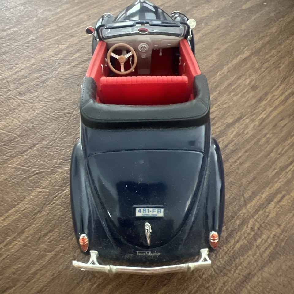 Signature (NMMM) 1939 Lincoln Zephyr Convertible Dark Blue Diecast NOS ...