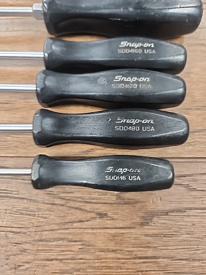 Snap On 8 Piece Extra Long Cabinet Screwdriver Set SDD SET | eBay